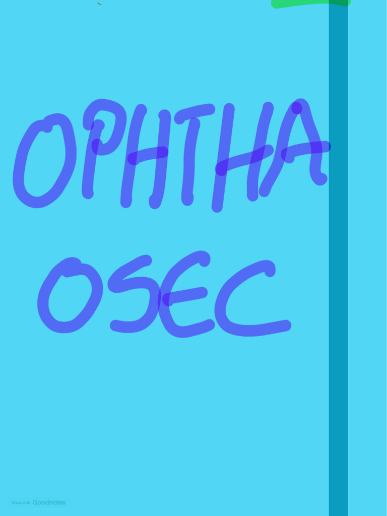 Ophtha Osce | PDF