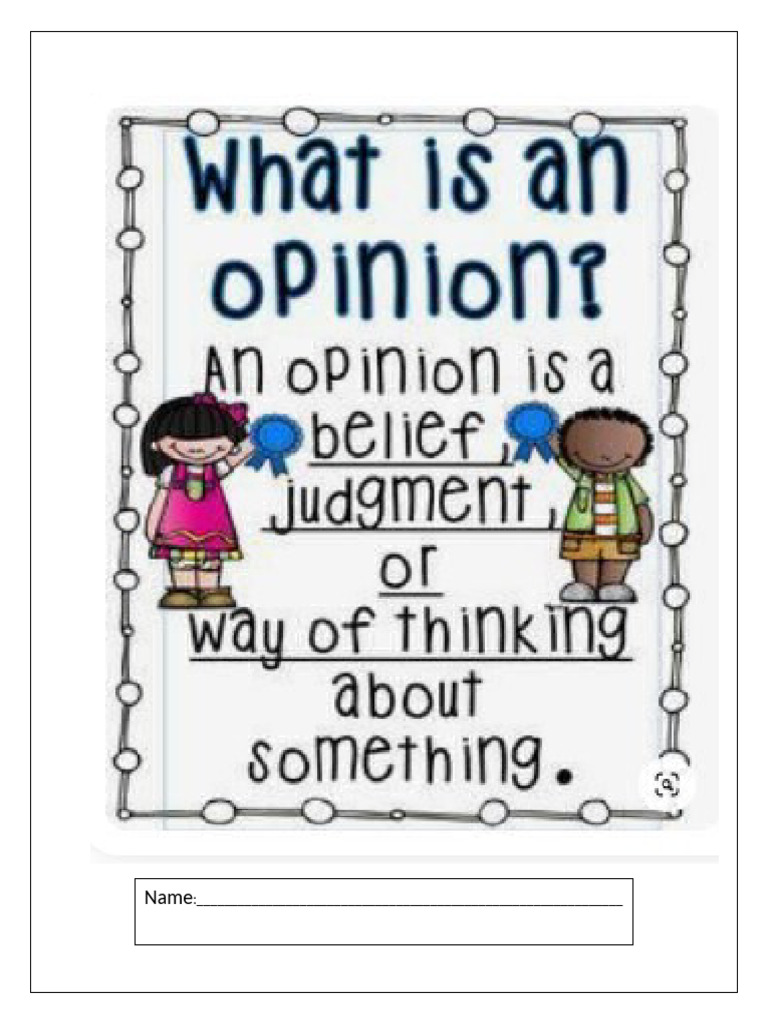 Grade Three Opinion Writing Pack, First Draft | PDF
