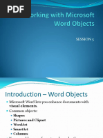 Advanced MS Word Features Overview | PDF | Microsoft Word | Computing