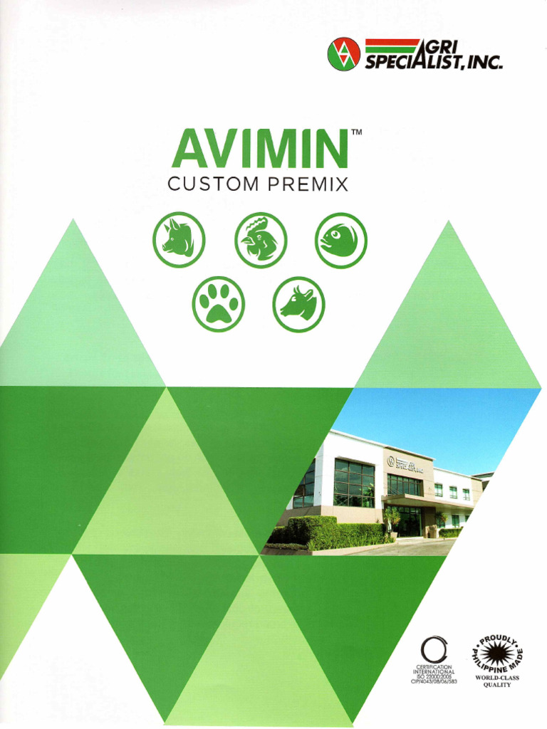 Avimin Custom Premix Brochure | PDF