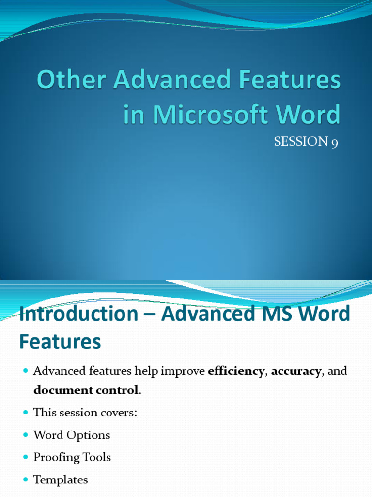 word9 | PDF | Microsoft Word | Computing