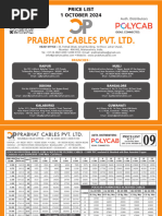 Polycab Cable Price List 1 2011 | PDF | Coaxial Cable | Insulator ...