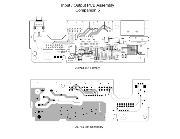 Bose Companion 5 Io Bose PCB Top and Bottom Board Layout | PDF