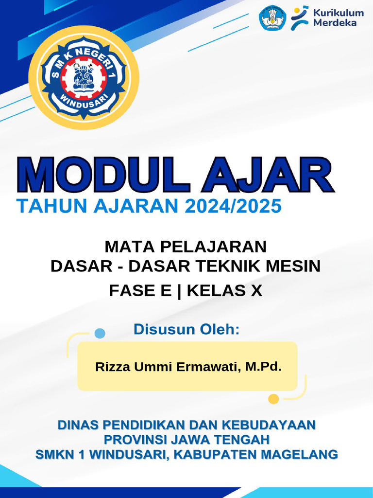 E X DDTM Rizza Ummi Ermawati Modul Ajar GENAP | PDF