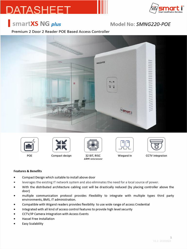 Premium POE 2-Door Access Controller | PDF | Access Control | Web ...