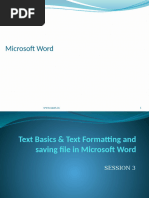 Word 9 | PDF | Microsoft Word | Computing