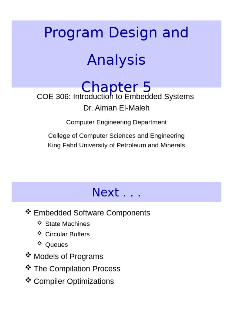 Embedded Systems Program Design | PDF | Traffic Light | Computer Program