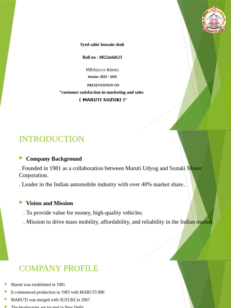 Internship Presentation | PDF | Sampling (Statistics) | Methodology