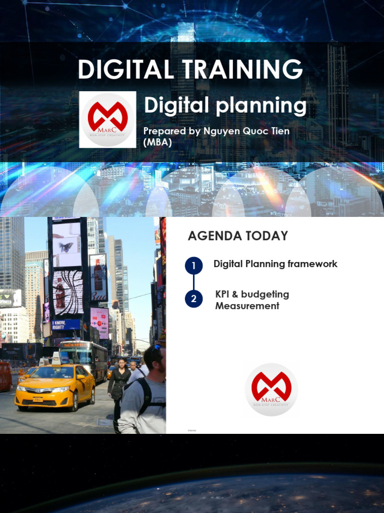 MarC Training Digital Planning | PDF