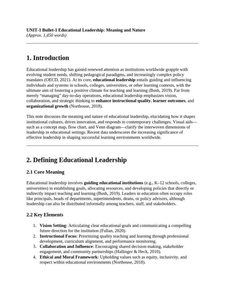 Educational Leadership | PDF | Leadership | Mentorship