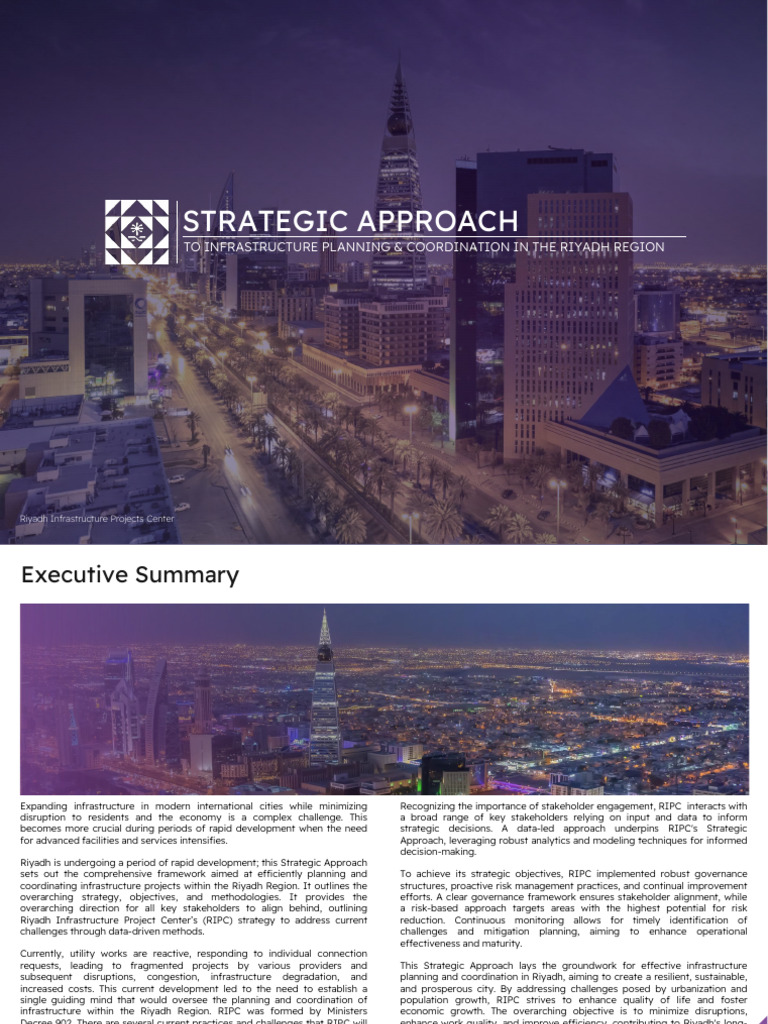The Strategic Approach For Infrastructure Planning | PDF | Risk ...