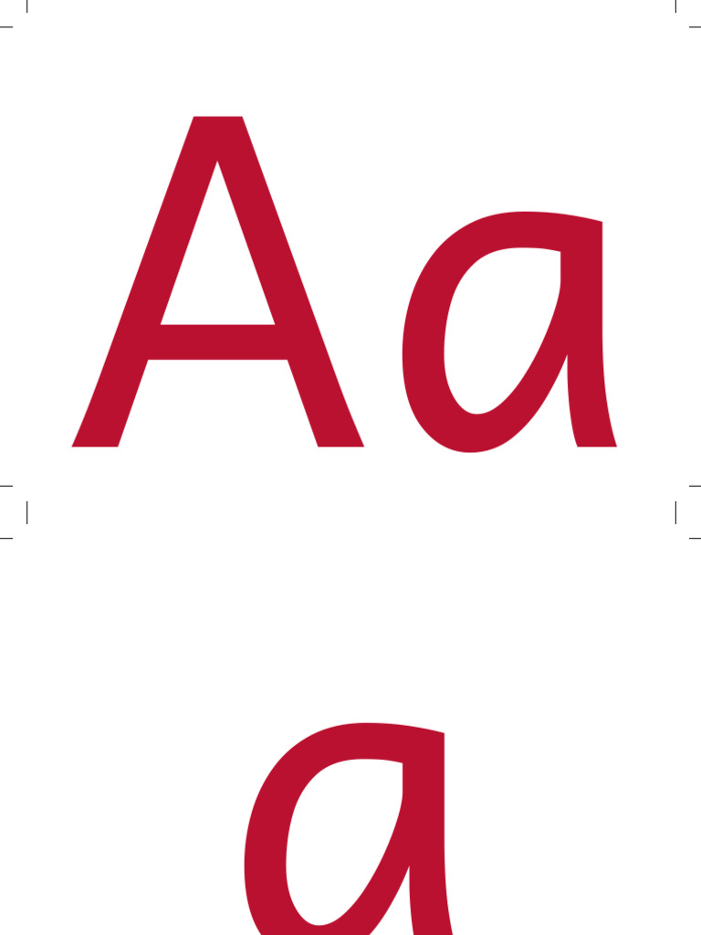 Alphabet Flashcards-1 1 | PDF