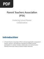 PTA Meeting Guidelines and Structure | PDF | Teachers