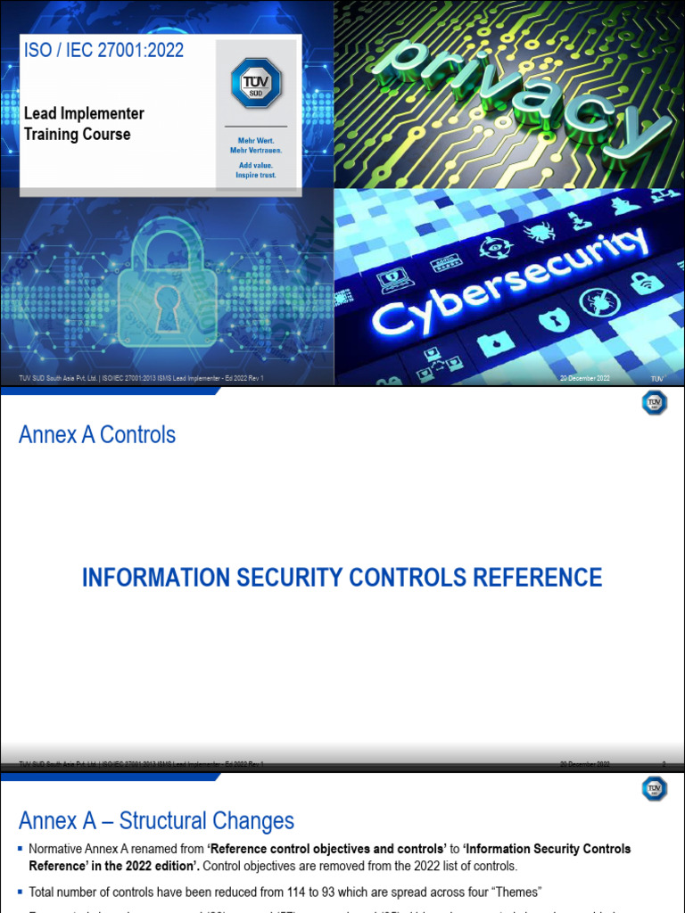 Ecpd - Ppt 05 - Iso 27001_2022 Isms Li 5d Session 5 | PDF | Information ...