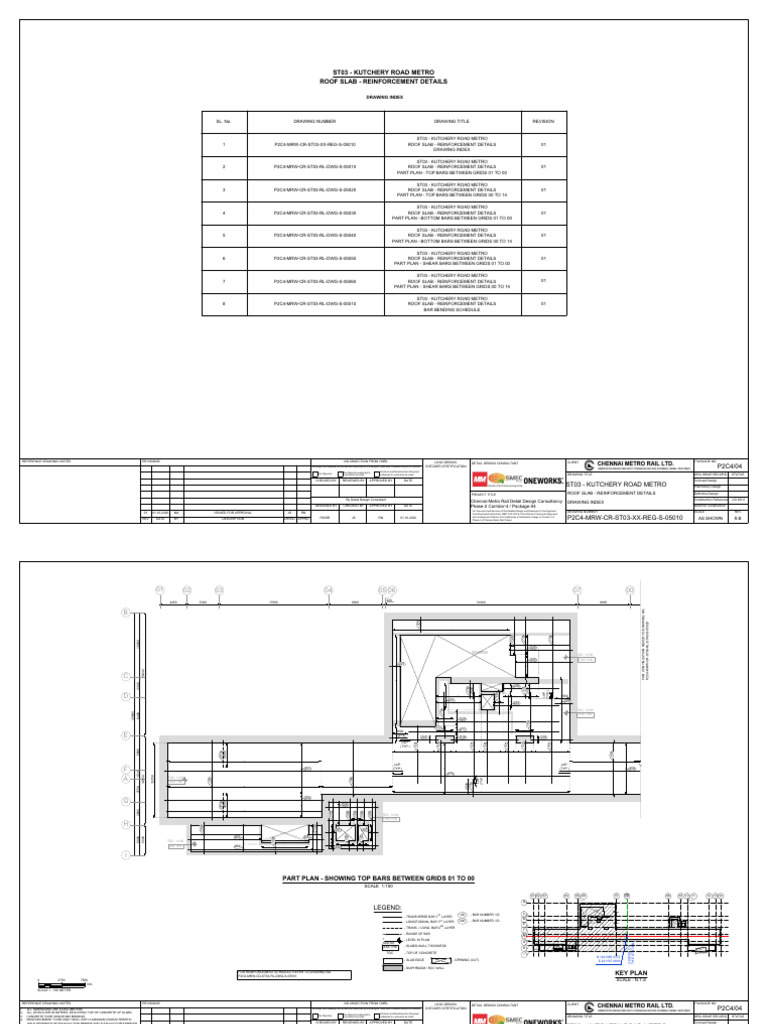 01 - Roof Slab - Reinforcement Details | PDF