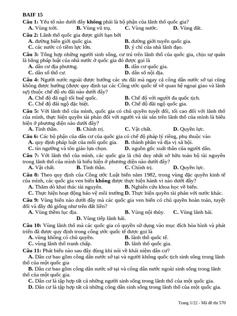 TN Bài 15 K12 | PDF