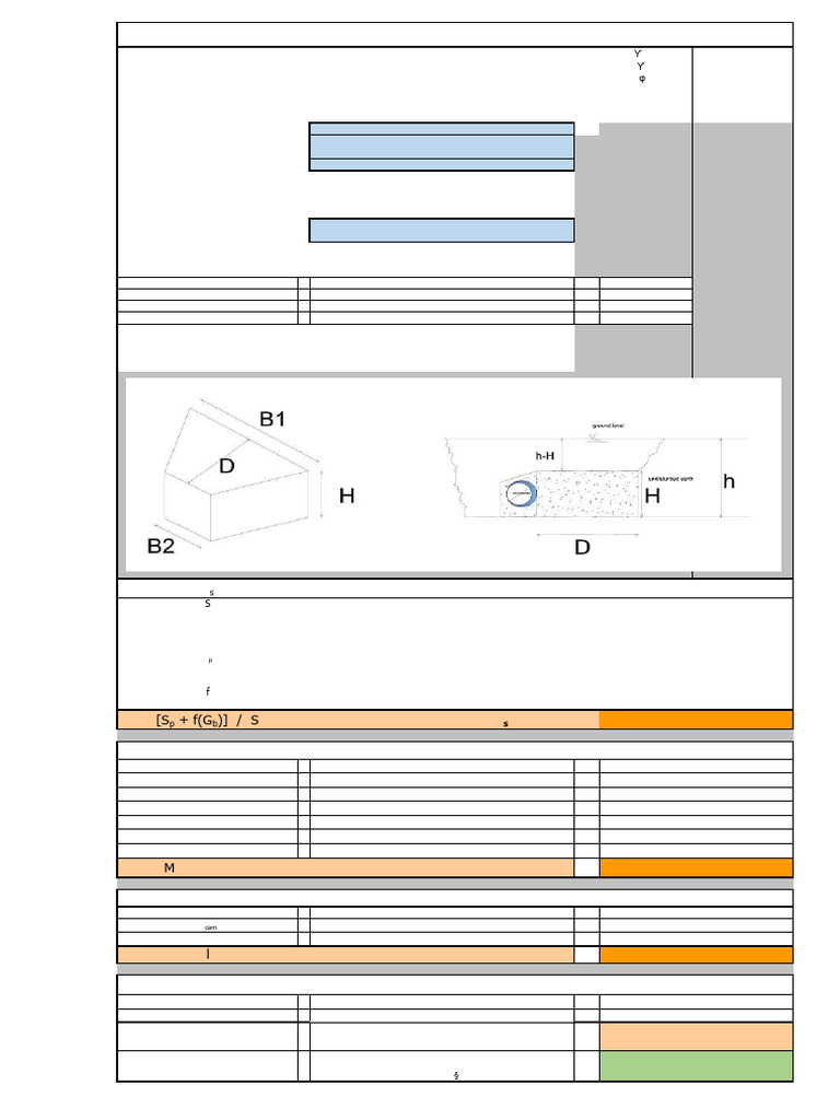 Calculation Report of Trust Blocks | PDF | Pipe (Fluid Conveyance ...