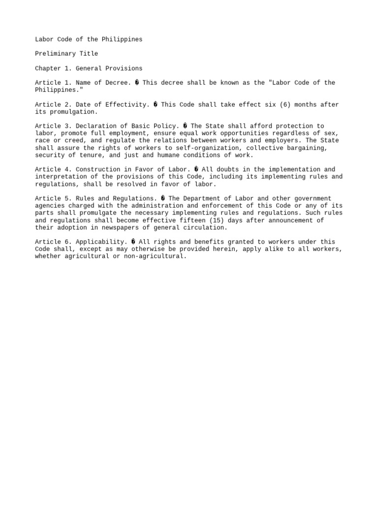 Preliminary Title. Chapter 1. General Provisions | PDF