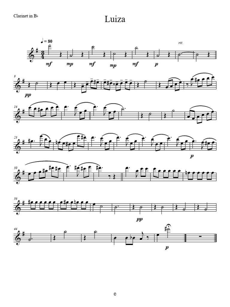 Clarinet BB | PDF