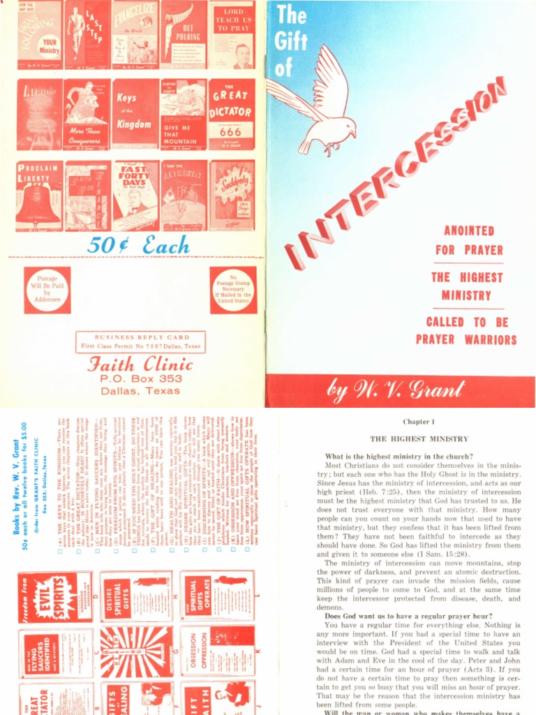 The Gift of Intercession by W. V. Grant, SR | PDF | Jacob | Sarah