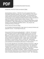 Banabhatta's Harshacharita Overview | PDF