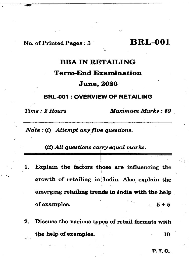 BRL 001 | PDF