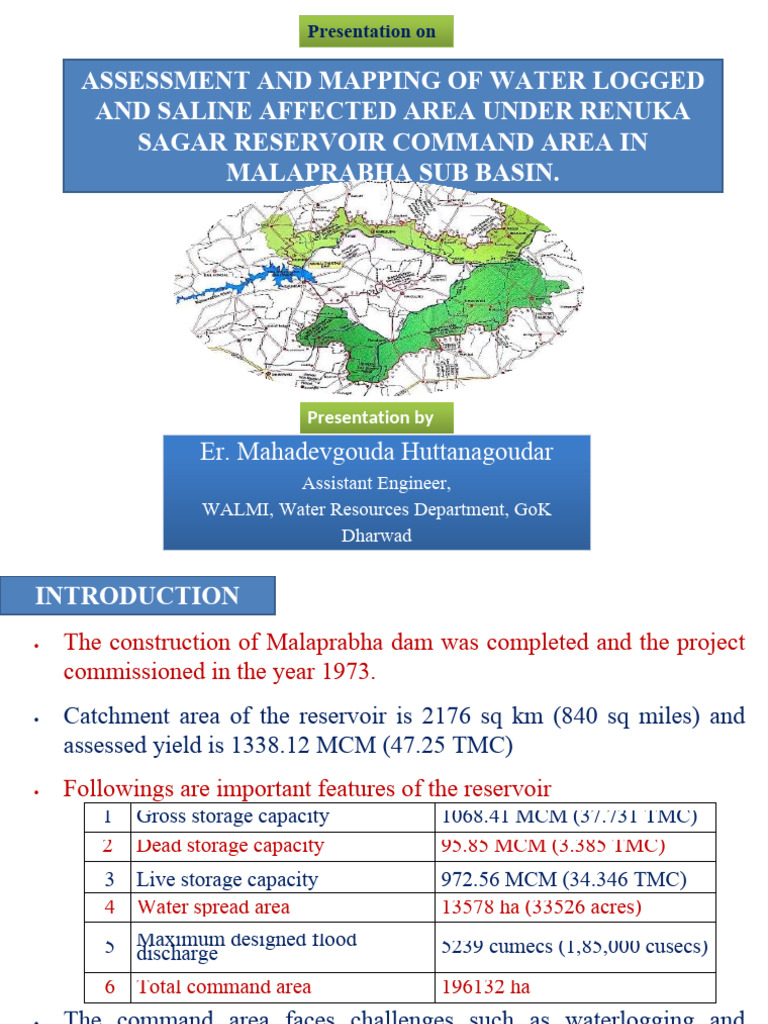 Assessment and Mapping of WL and Salinity Affected Area Under ...