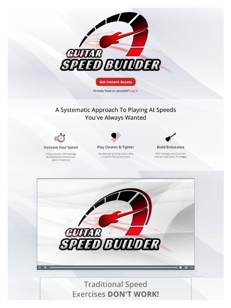 Sales Page - Roy Ziv Music - Guitar Speed Builder | PDF