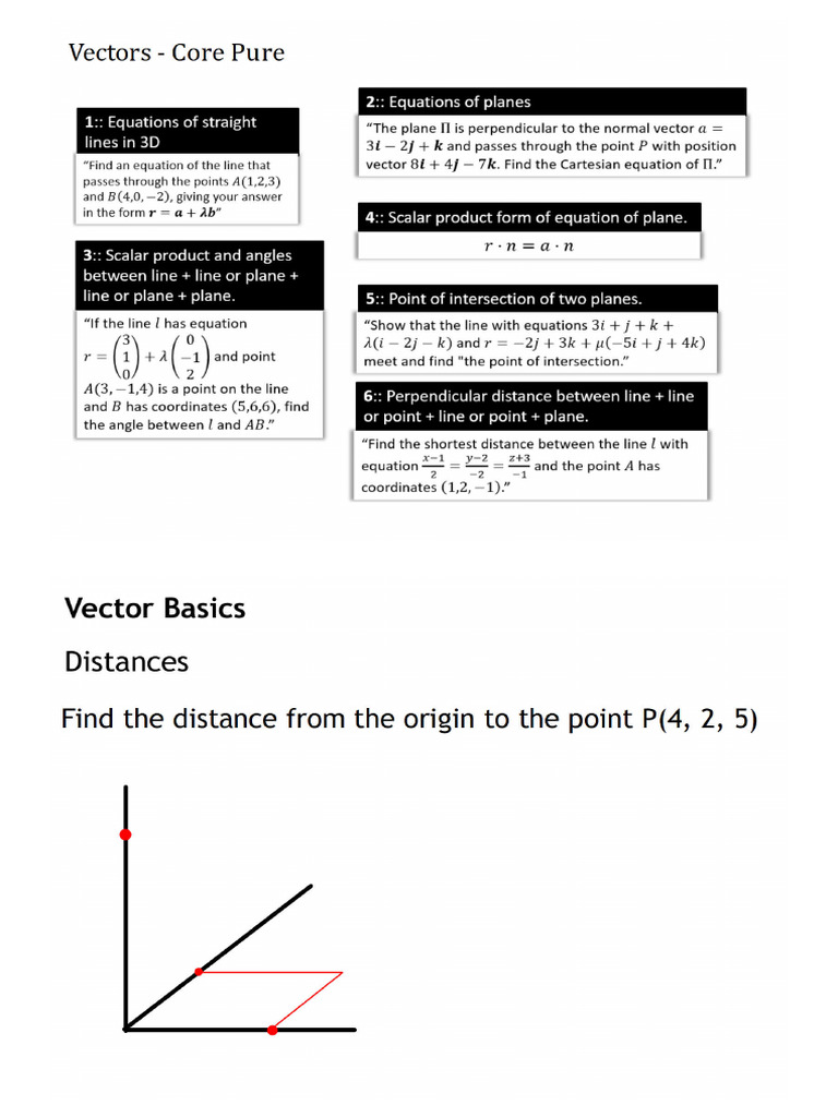 Chapter 9 - Vectors (CP1) | PDF