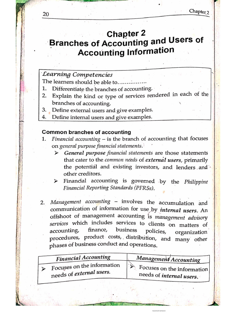 Chapter 2 Accounting 1 | PDF
