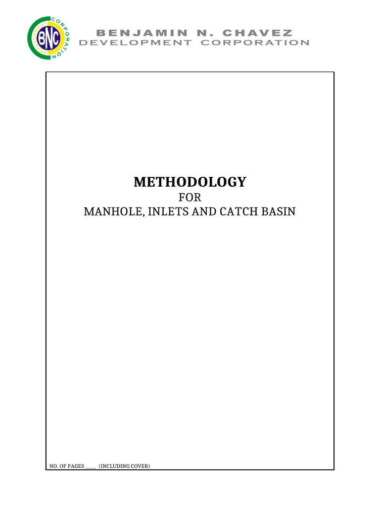 Manhole Method Statement | PDF | Concrete
