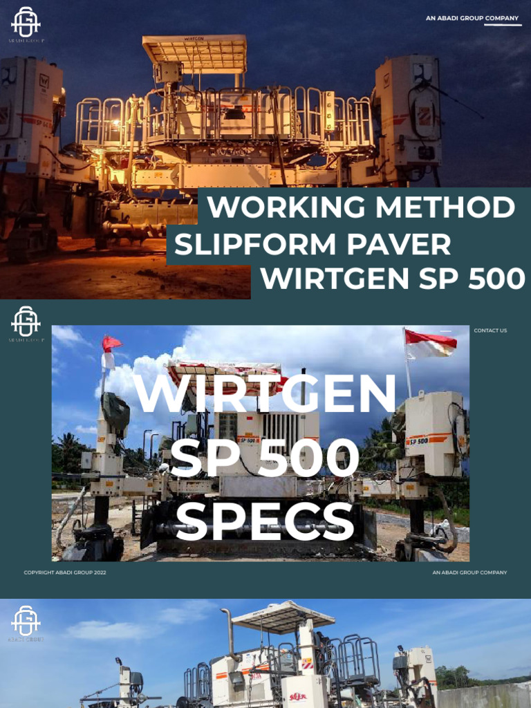 Metode Kerja Wirtgen Sp500 | PDF
