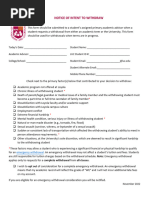 Conestoga College Withdrawal Instructions | PDF