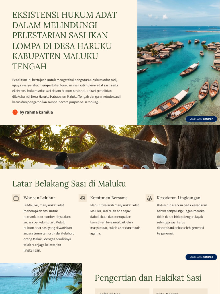 EKSISTENSI-HUKUM-ADAT-DALAM-MELINDUNGI-PELESTARIAN-SASI-IKAN-LOMPA-DI ...