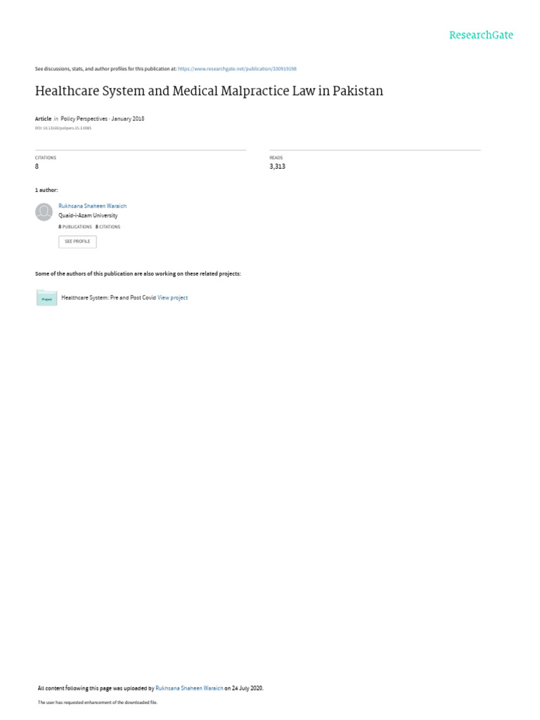 Healthcare and Malpractice Law | PDF | Negligence | Tort