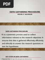Example DATA-GATHERING-PROCEDURE | PDF