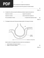 Comparison of Inspired Alveolar and Expired Air | PDF