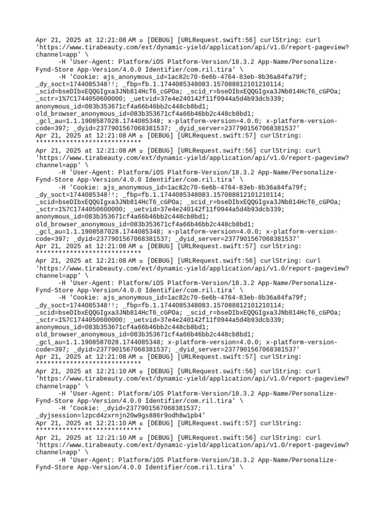 Logout Issue Logs2025!04!21 | PDF | Software | Internet Protocol Based Network Software