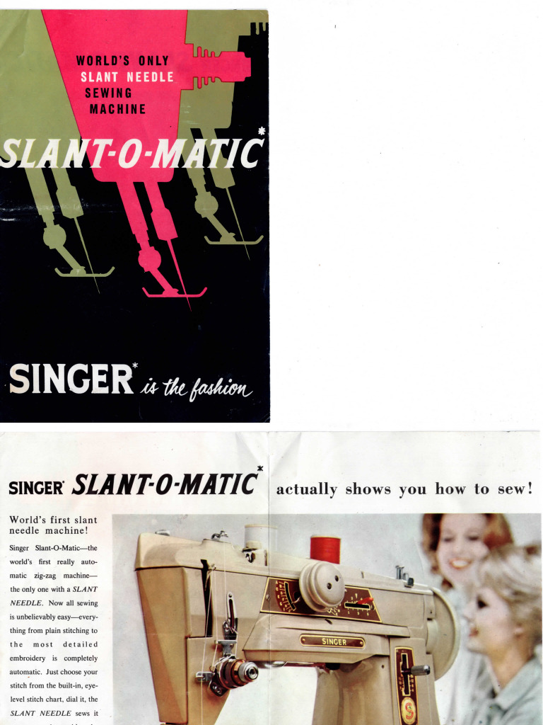 Singers Lan To Matic Brochure | PDF | Sewing | Decorative Arts
