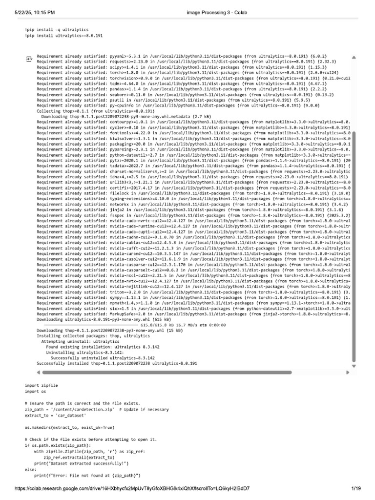Colab Notebook Image Processing | PDF