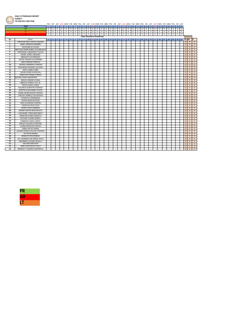 Attendance Monitor | PDF