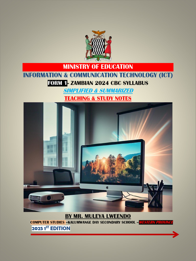 Form 1 Ict Complete Teaching Notes - by MR Muleya Lweendo For ...