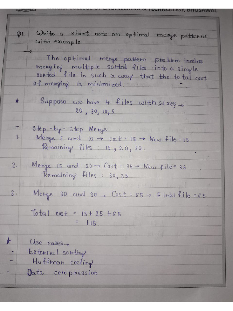 DAA Tutorial 4 | PDF