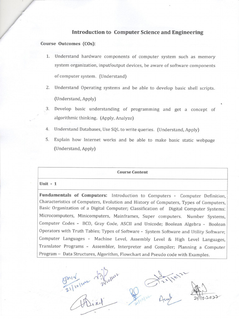 Introduction To Computer Science | PDF