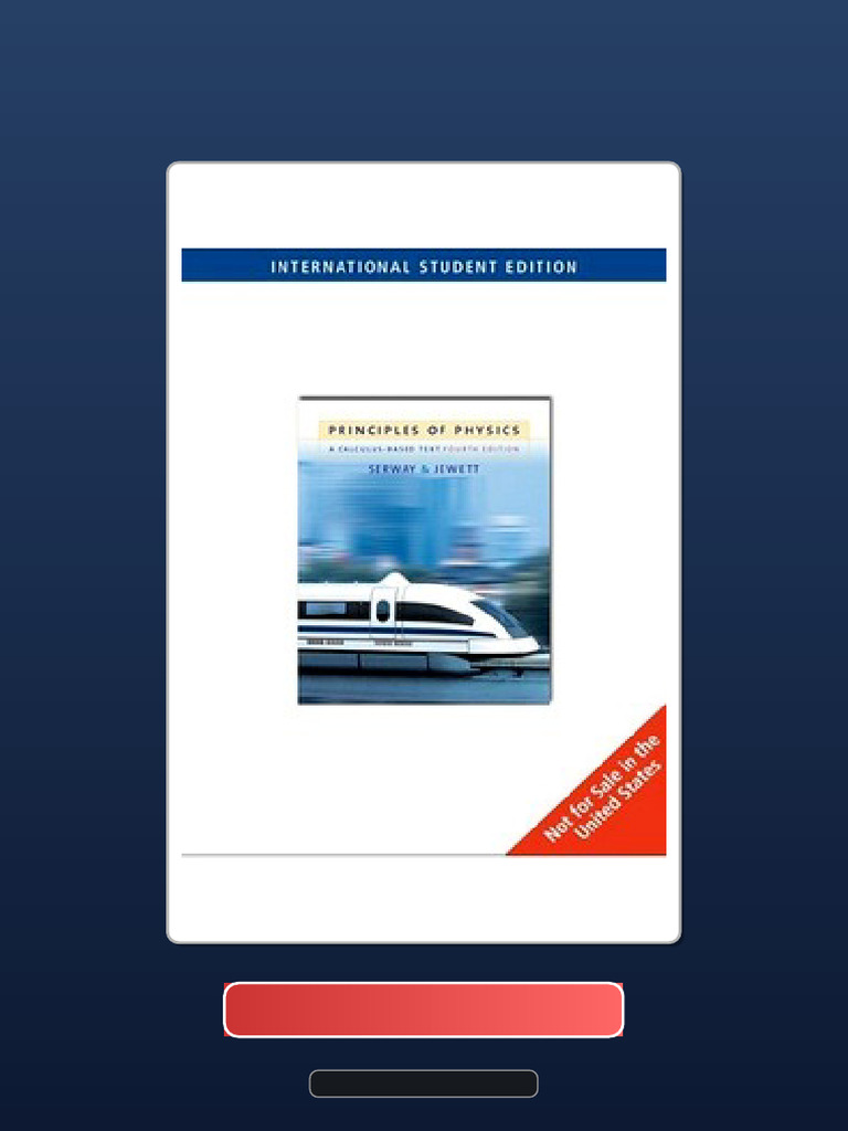 Immediate Access Principles of Physics A Calculusbased Text 4th Edition Verified PDF Download ...