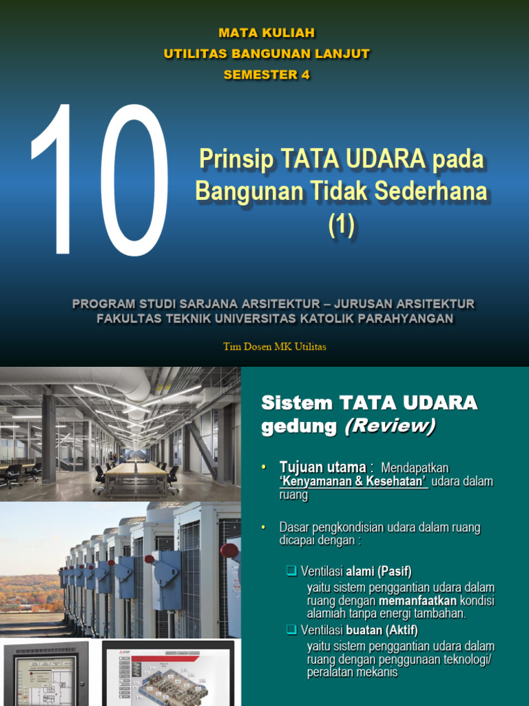 Sistem Tata Udara Gedung Modern | PDF