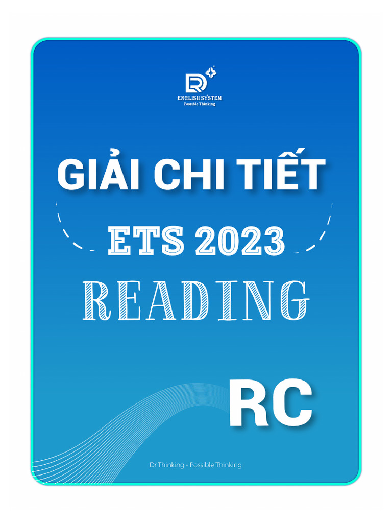Giải Chi Tiết Ets 2023 - Reading | PDF