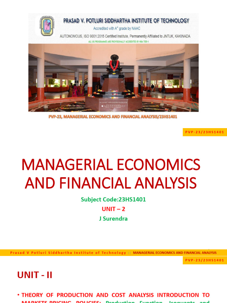 Unit 2 Pdf Production Function Economics
