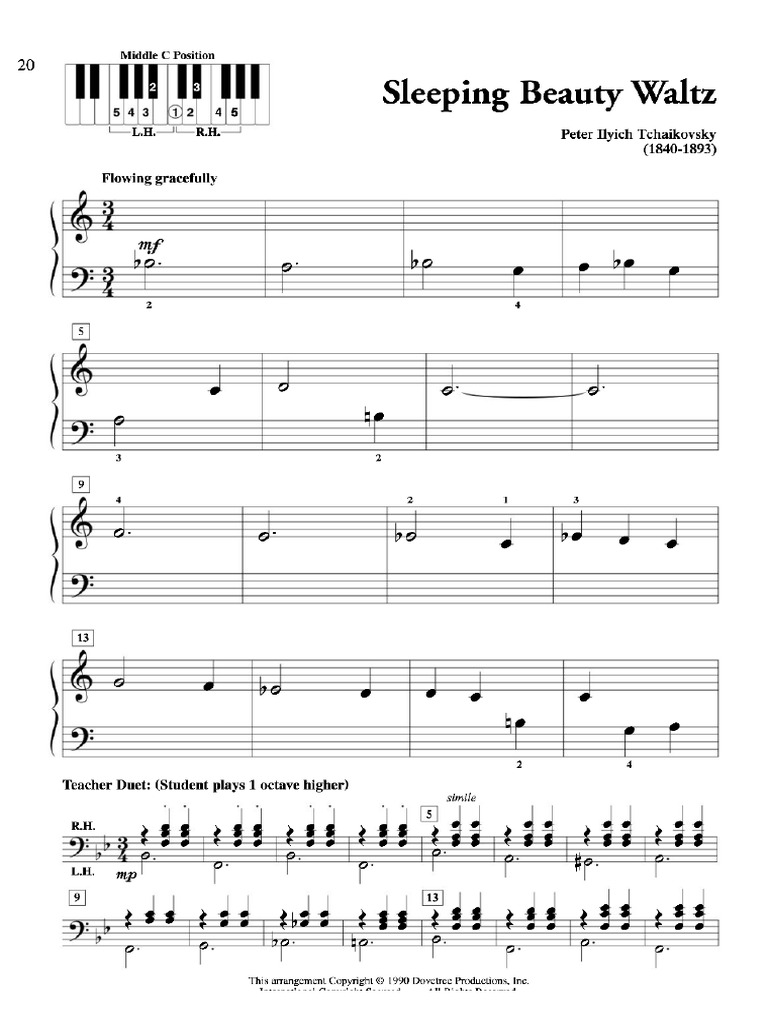 Sleeping Beauty Waltz From "Bela Adormecida | PDF