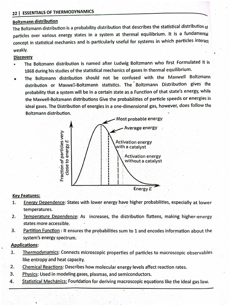 Boltzmann Distribution | PDF